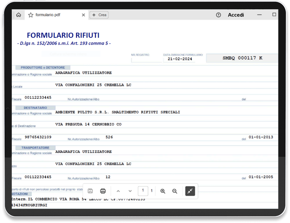 Il Software Gestionale Rifiuti pronto al RENTRI, Grif - Insia.it